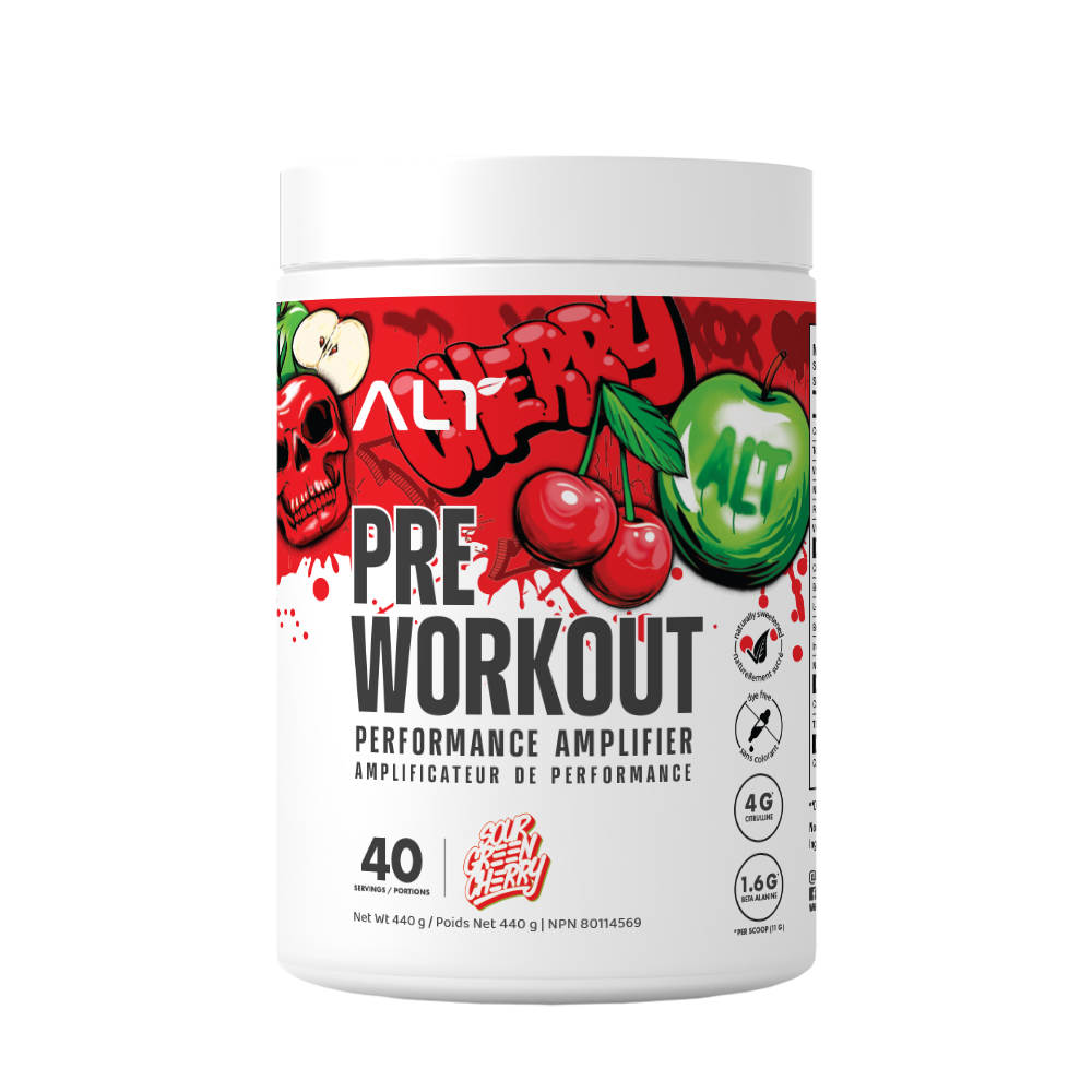 Pre Workout (20/40 SERVINGS) Sour Green Cherry – choosealt