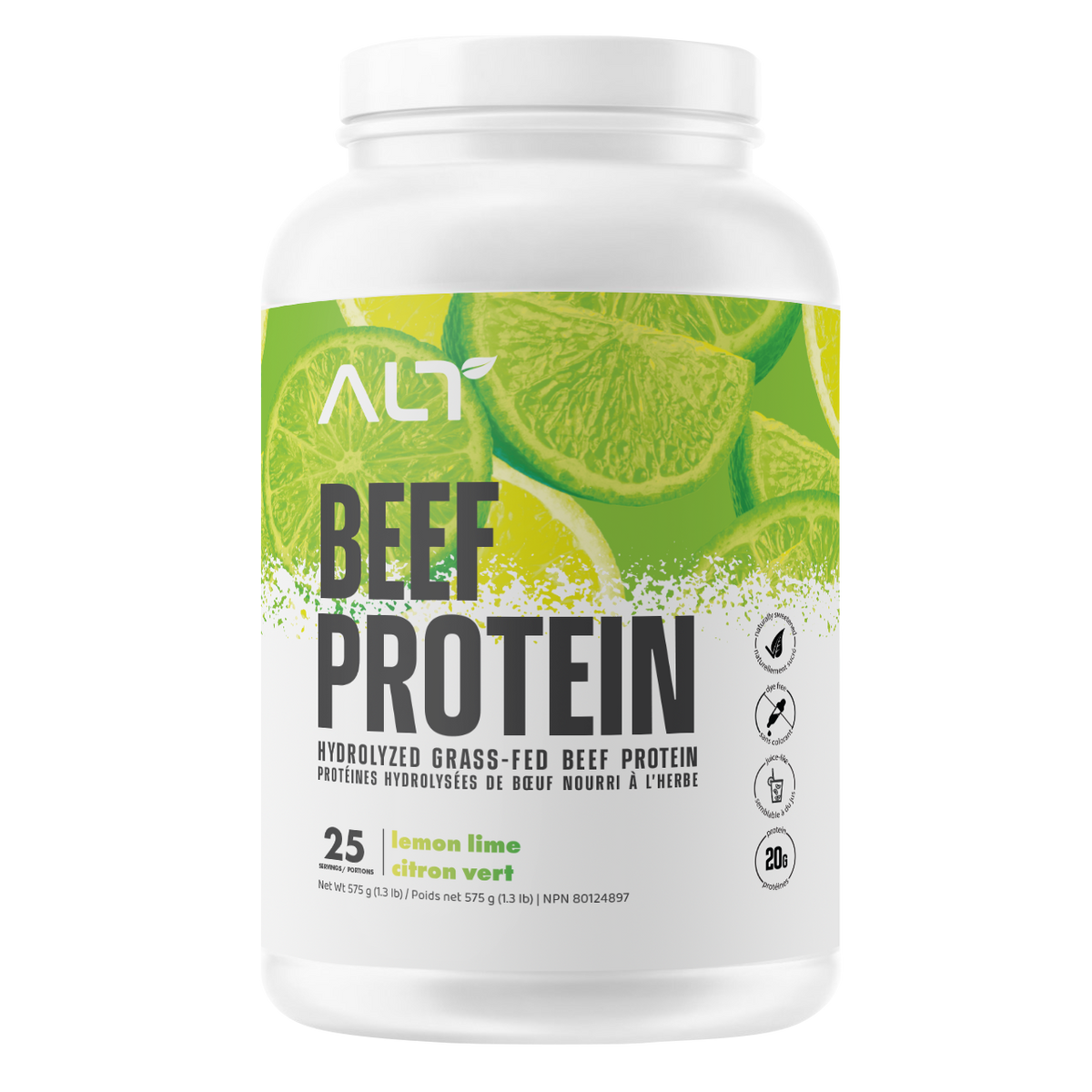 Grass-fed Beef Protein Isolate Lemon Lime – choosealt