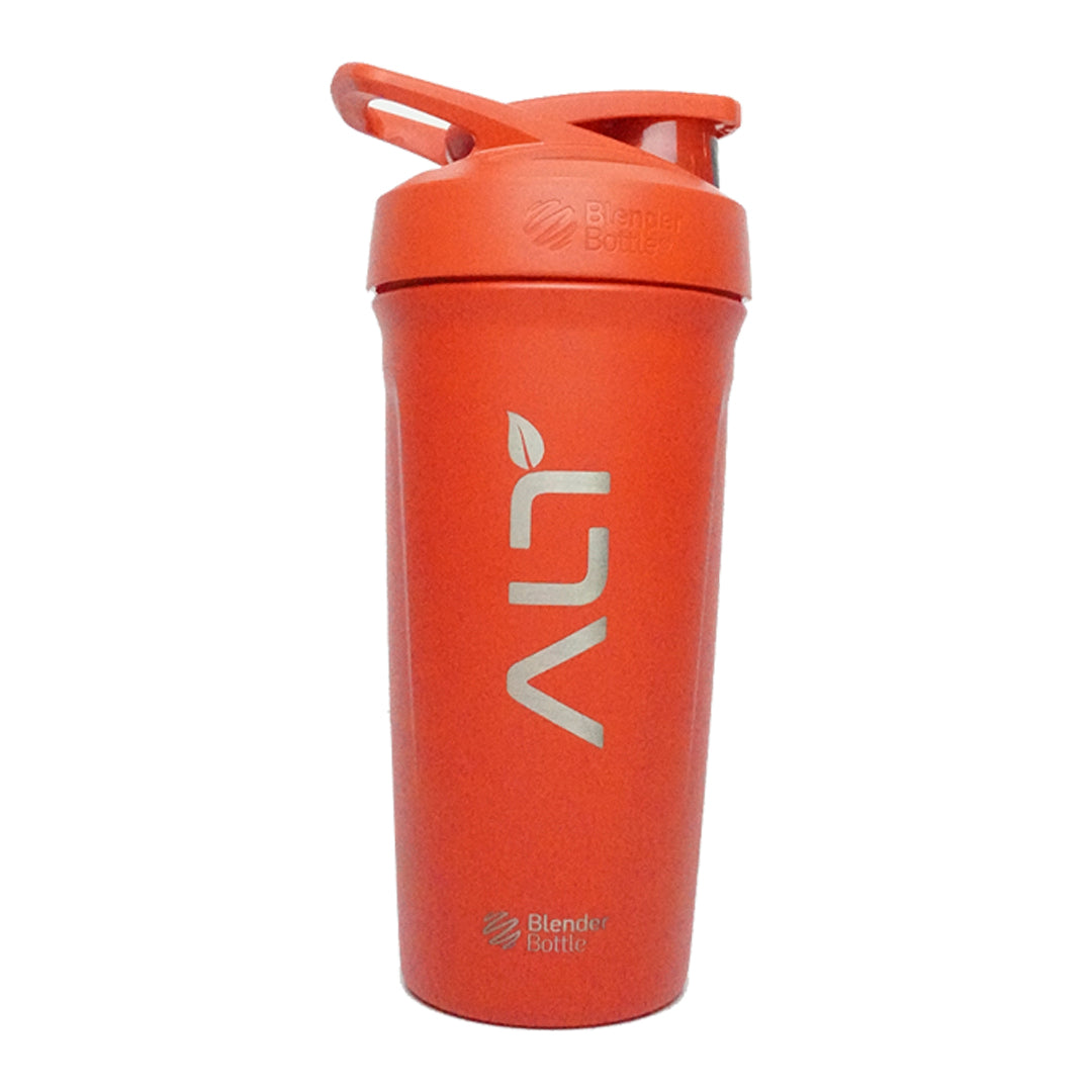Insulated Stainless Steel Shaker with Locking Lid (RED) – choosealt